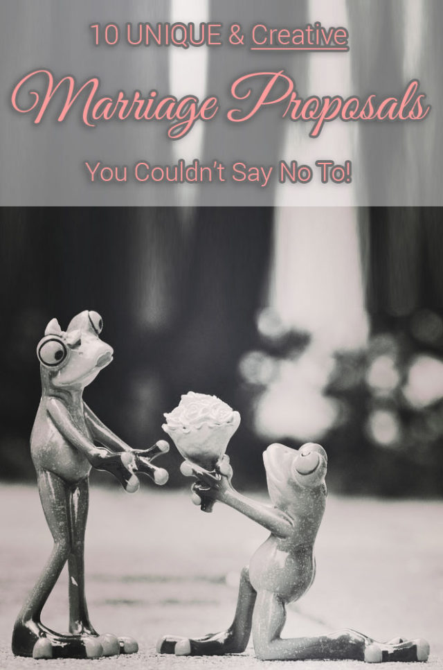 10 UNIQUE & Creative Marriage Proposals That Stunned The World Forever ...