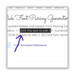 One-Click Font Pairing Generator ( • THE ENDEARING DESIGNER