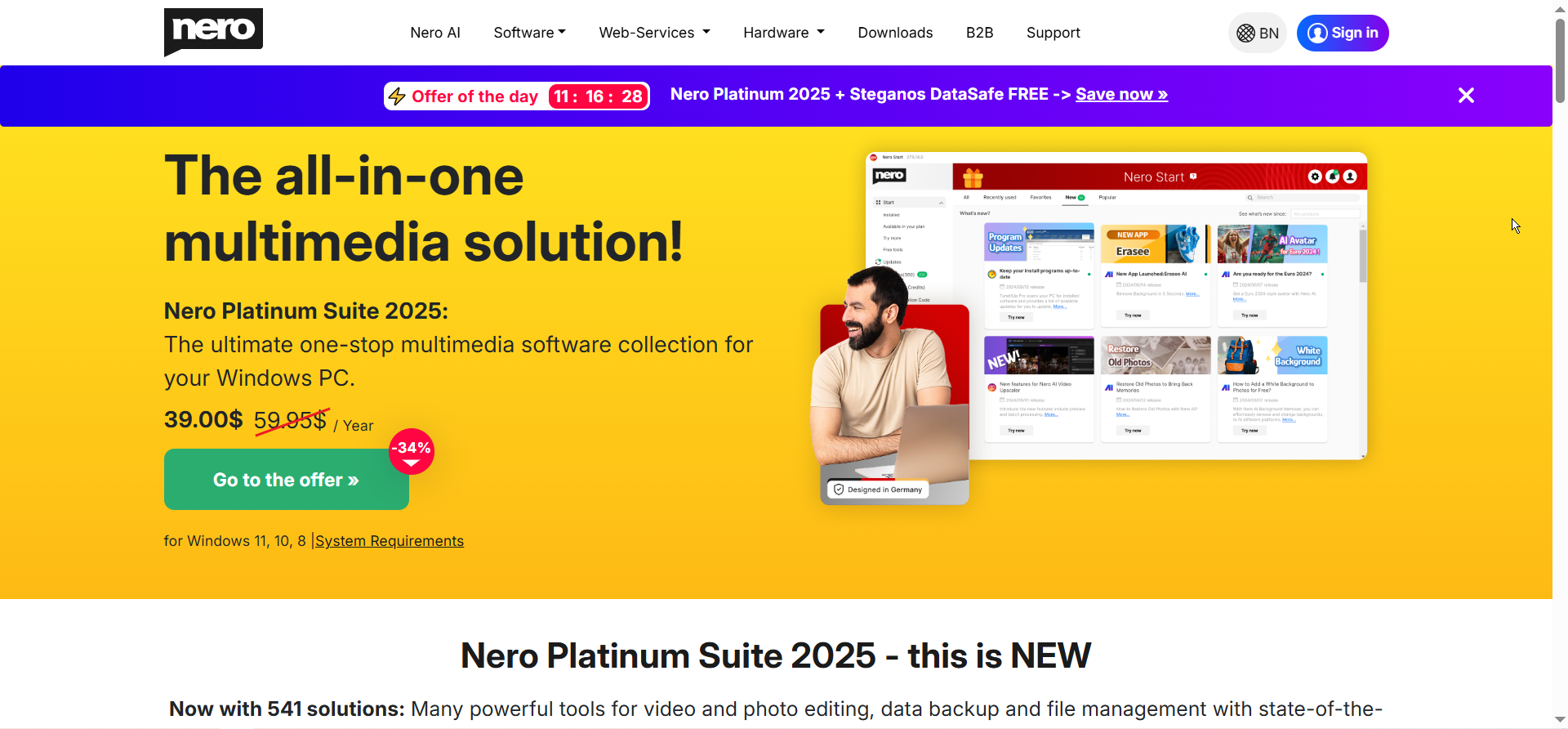 Nero Coupon Discount Code @ 74% Off Promo Special Offer (2026) • THE ...